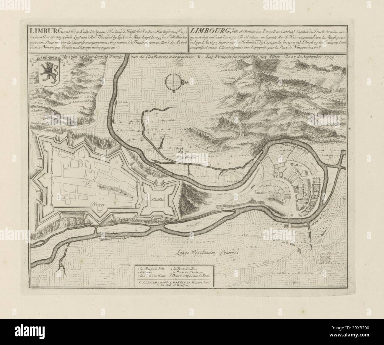 Map of limburg hi-res stock photography and images - Alamy