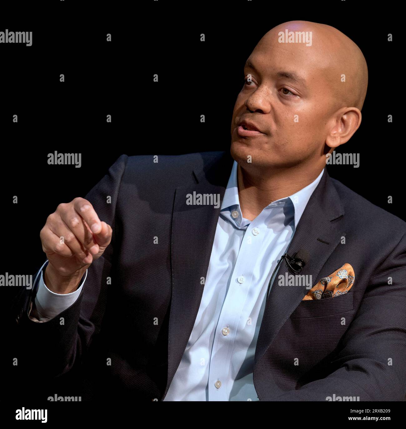 Austin, Texas, USA. 23rd Sep, 2023. GEOFF BENNETT, Co-Anchor of PBS ...