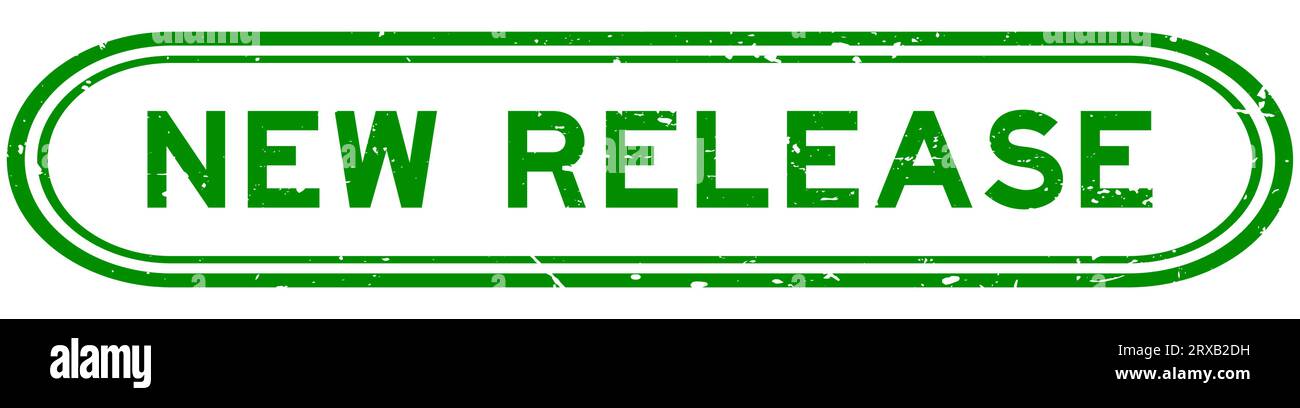 Grunge green new release word rubber seal stamp on white background Stock Vector Image & Art - Alamy