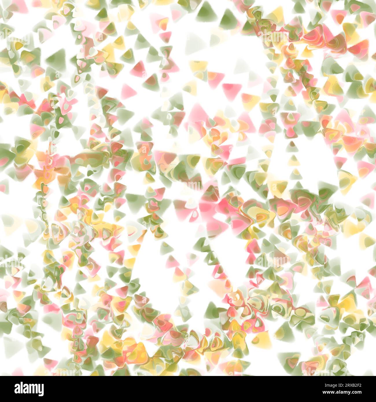 Multiple triangles seamless pattern. Garland of triangles. Red, green ...