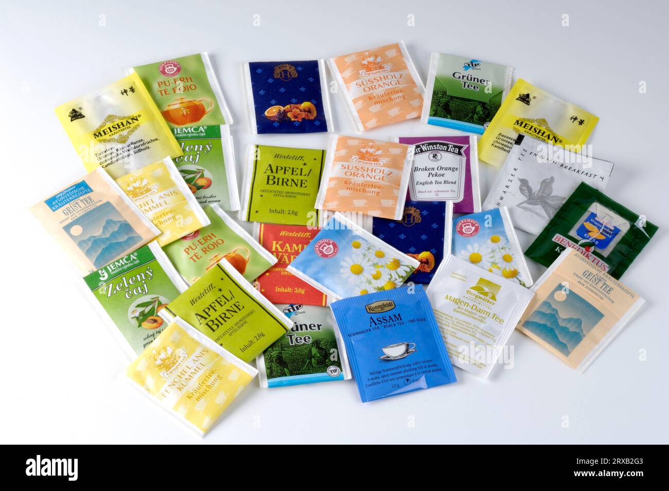 Tea bags different hi-res stock photography and images - Alamy
