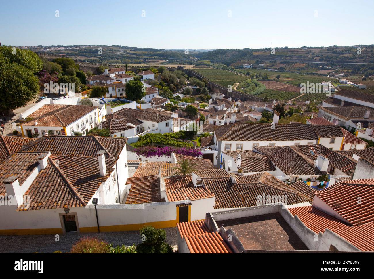 Obidos city walls hi-res stock photography and images - Alamy