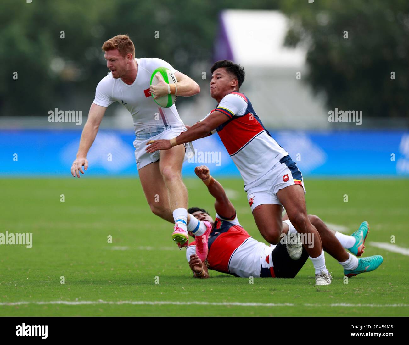 Hangzhou, China's Zhejiang Province. 24th Sep, 2023. Liam Thomas ...