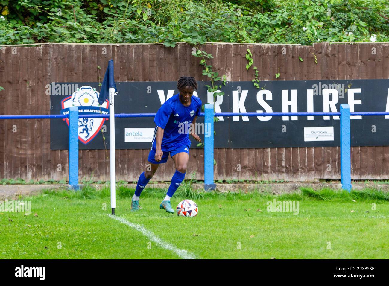 Leeds, United Kingdom, 23 September 2023, Wilfred Frimpong at a corner ...