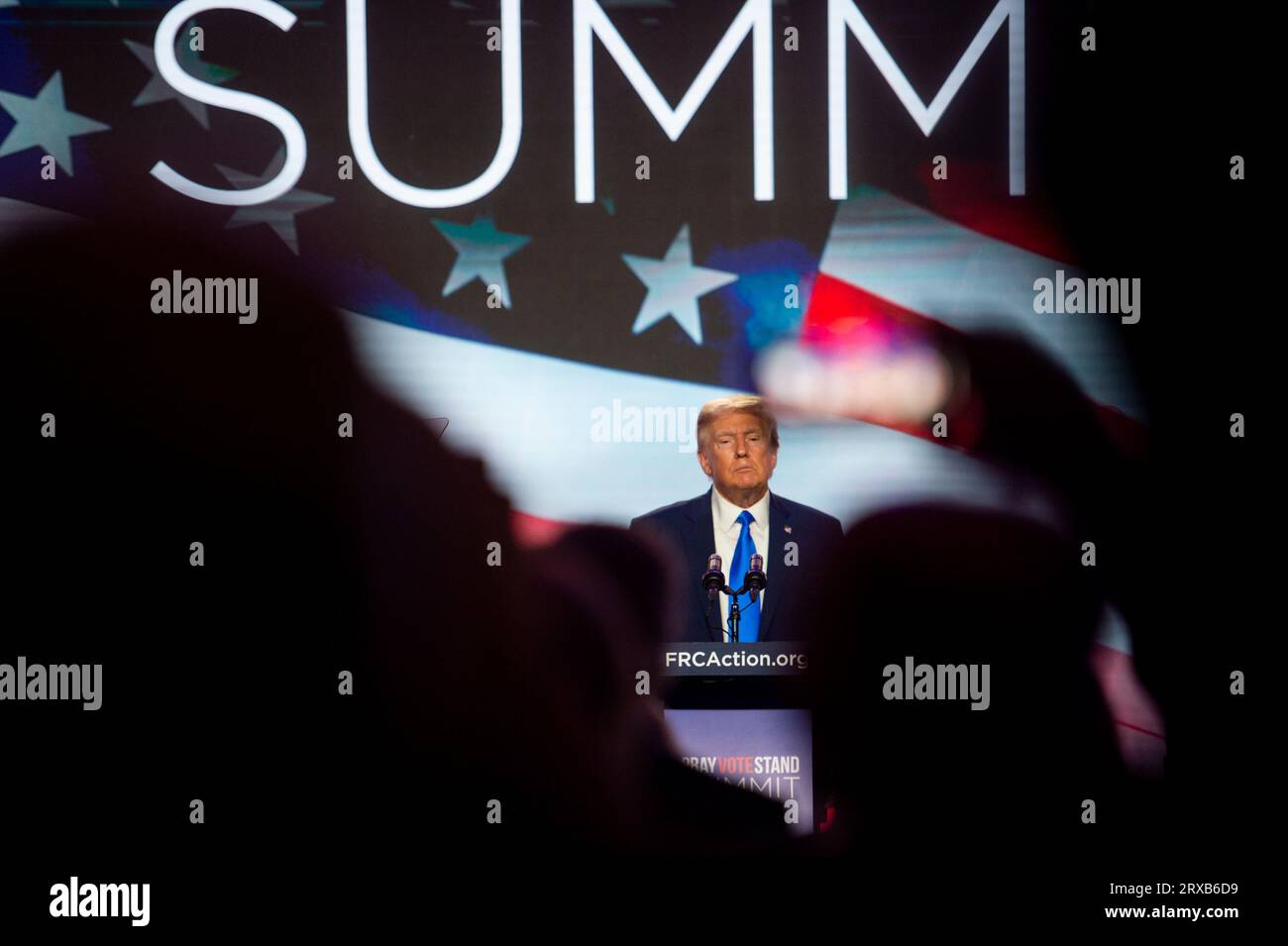 President trump speech 2023 hi-res stock photography and images - Alamy