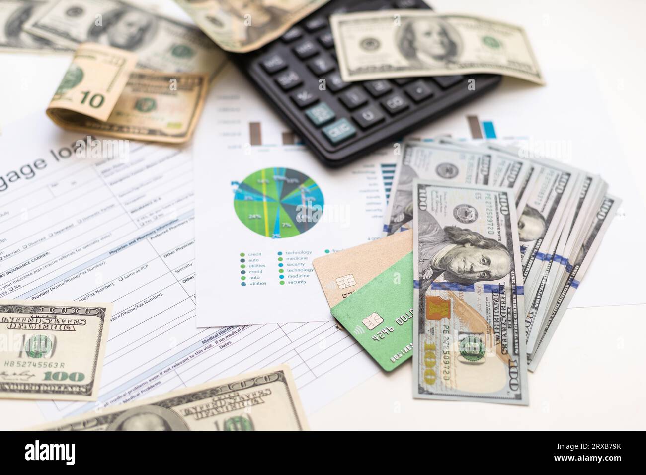 financial report balance sheet statement working with documents graphs ...