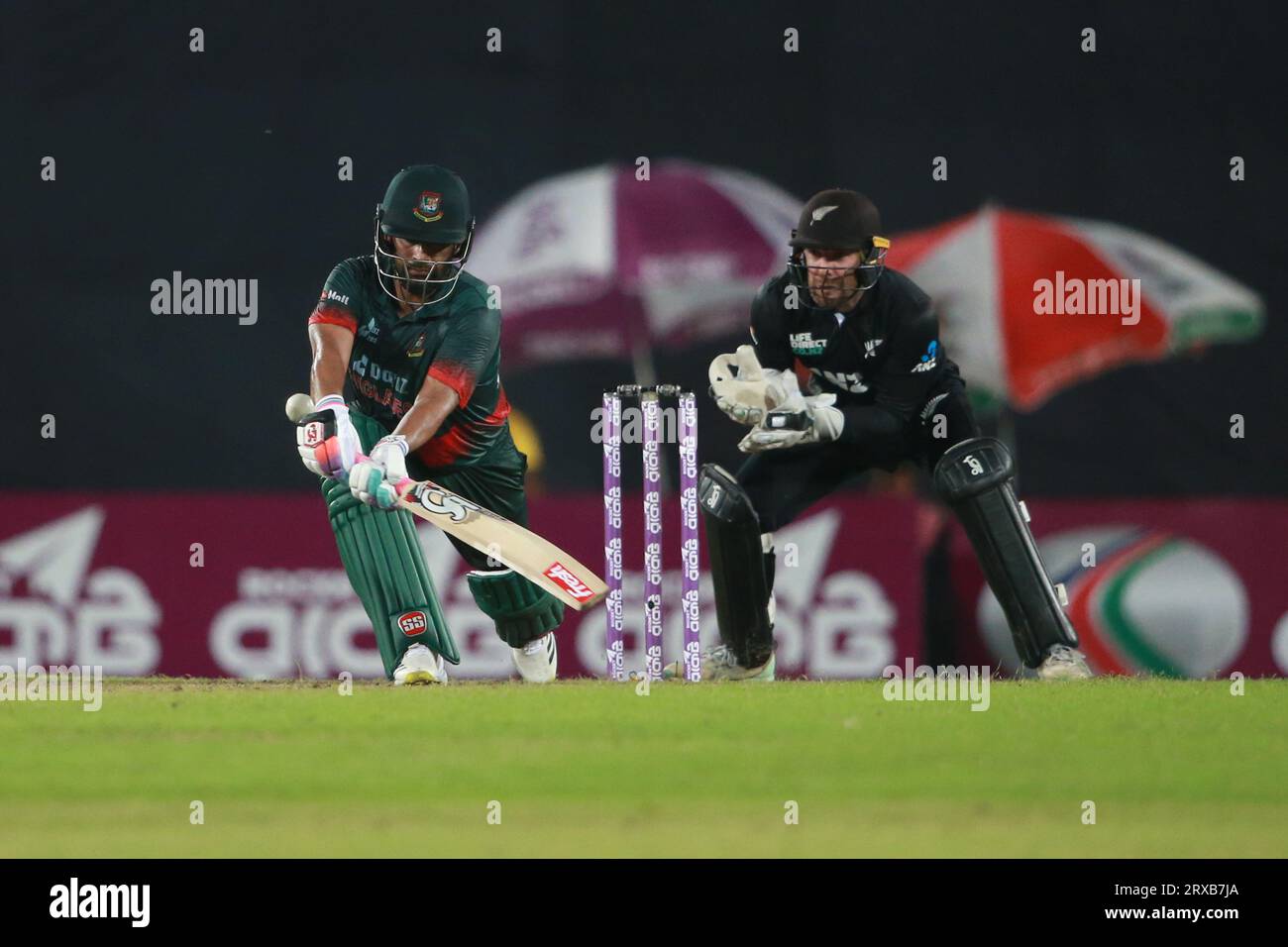 Bangladeshi opener batter Tamim Iqbal Khan during the Bangladesh and ...