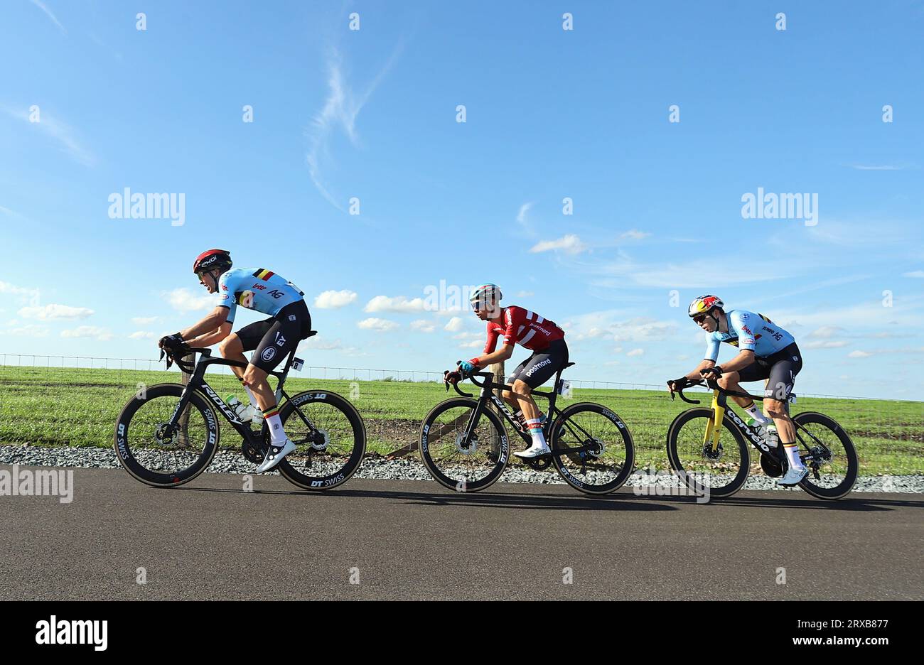 Wijster, Netherlands. 24th Sep, 2023. Belgian Florian Vermeersch ...