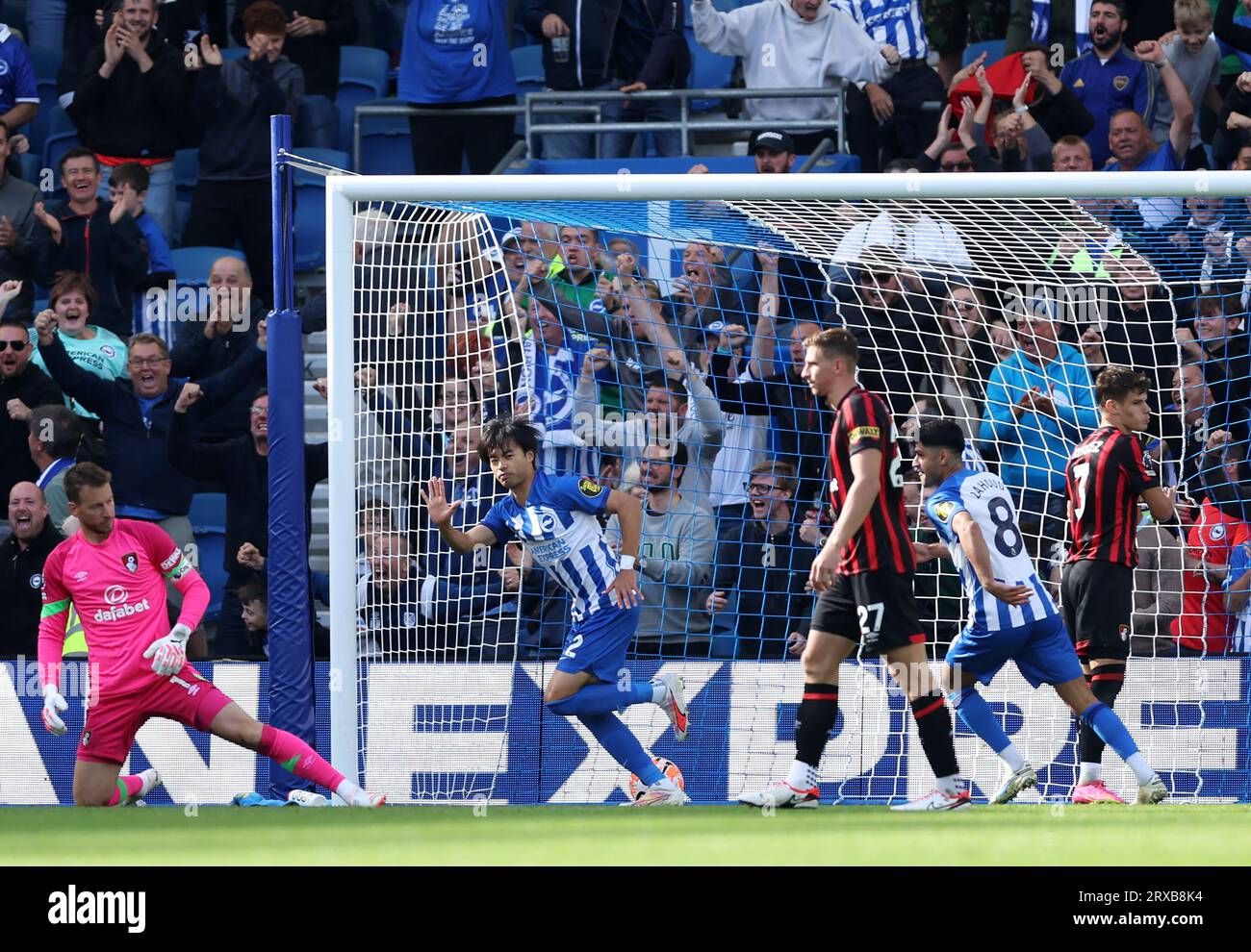 Kaoru mitoma goal celebration hi-res stock photography and images - Alamy
