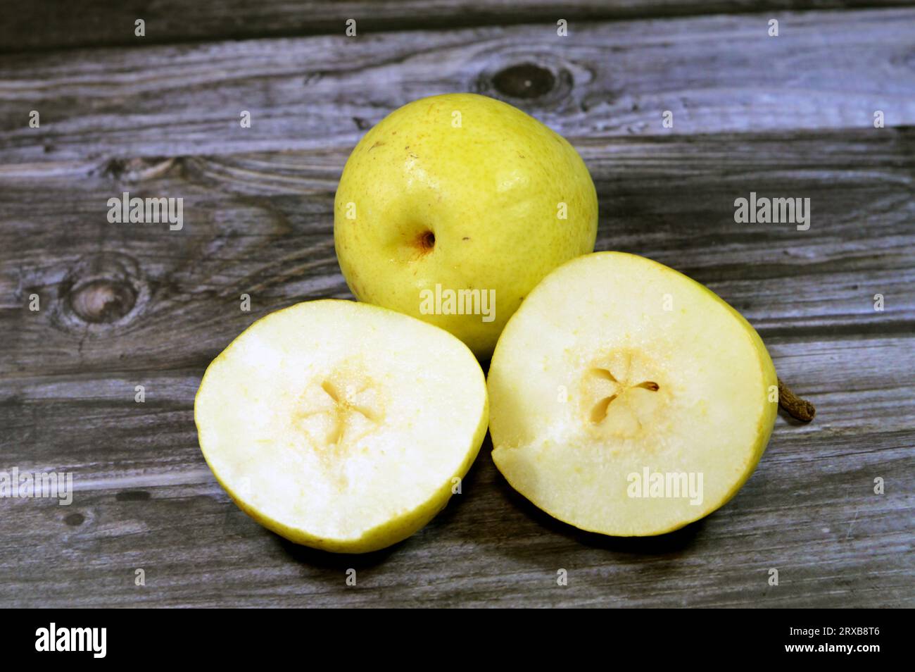 Fresh pears fruits, The pear tree and shrub are a species of genus ...
