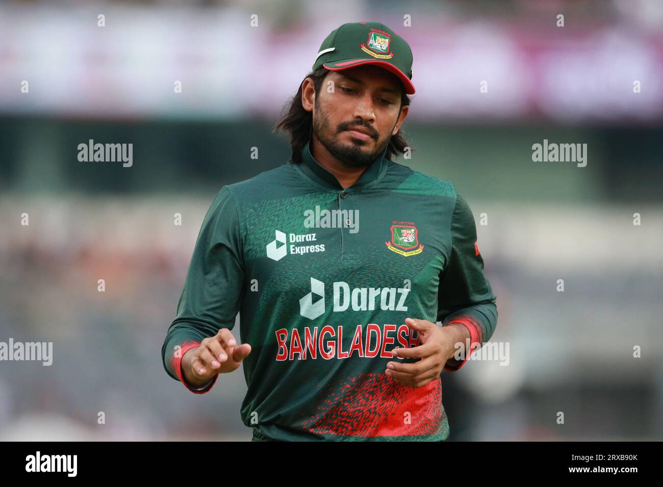 Bangladeshi Batter Anamul Haq Bijoy during the Bangladesh and New ...