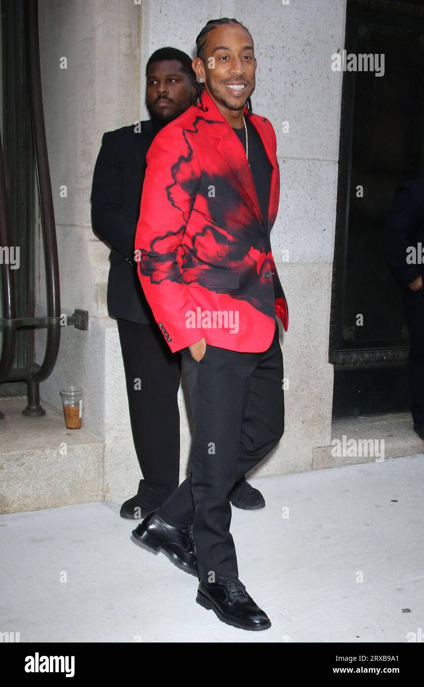 New York, NY, USA. 21st Sep, 2023. Ludacris arriving at The World's ...