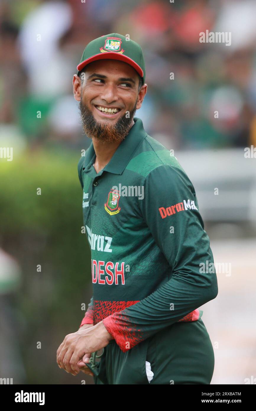 Bangladeshi batter Mahmudullah during the Bangladesh and New Zealand ...