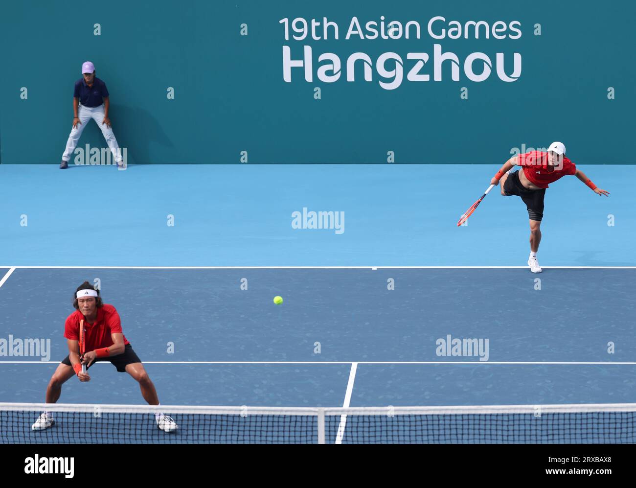 Hangzhou, China's Zhejiang Province. 24th Sep, 2023. Wu Yibing/Zhang ...