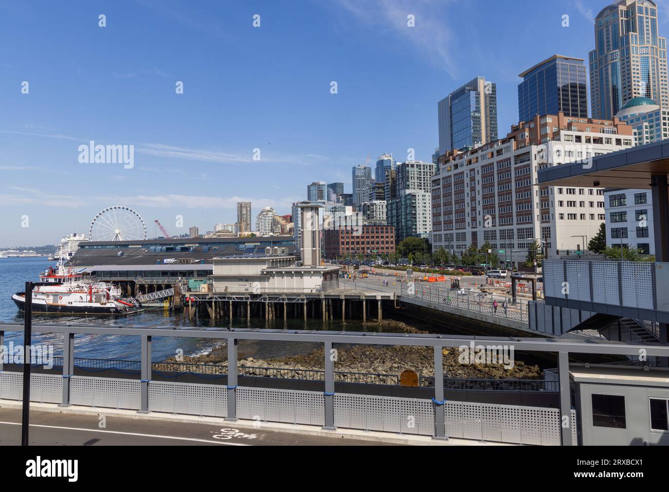 Seattle, Washington USA - September 2, 2023: A view of the Seattle ...