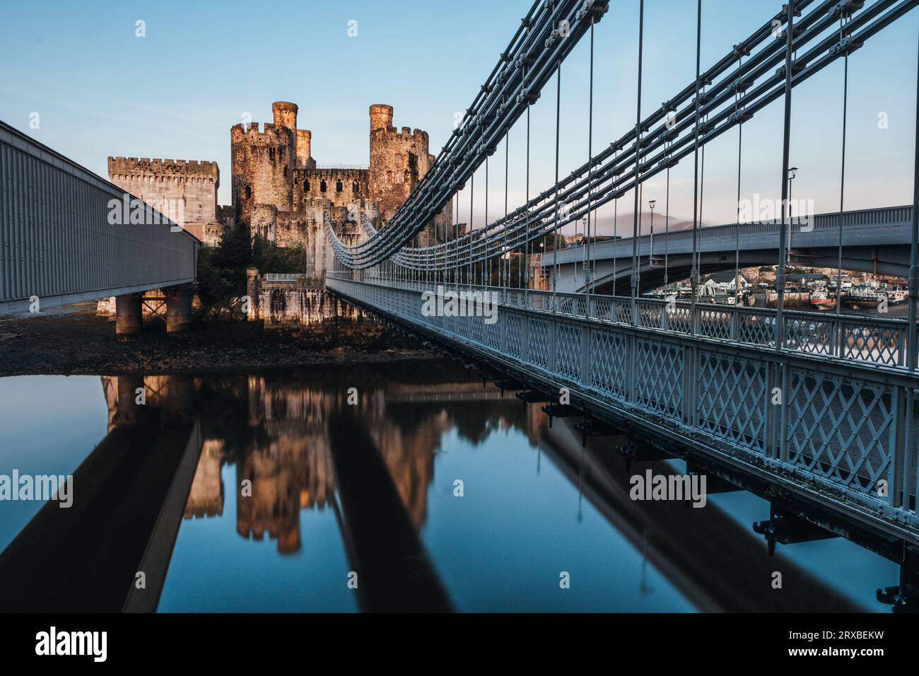 Conwy castle image hi-res stock photography and images - Alamy