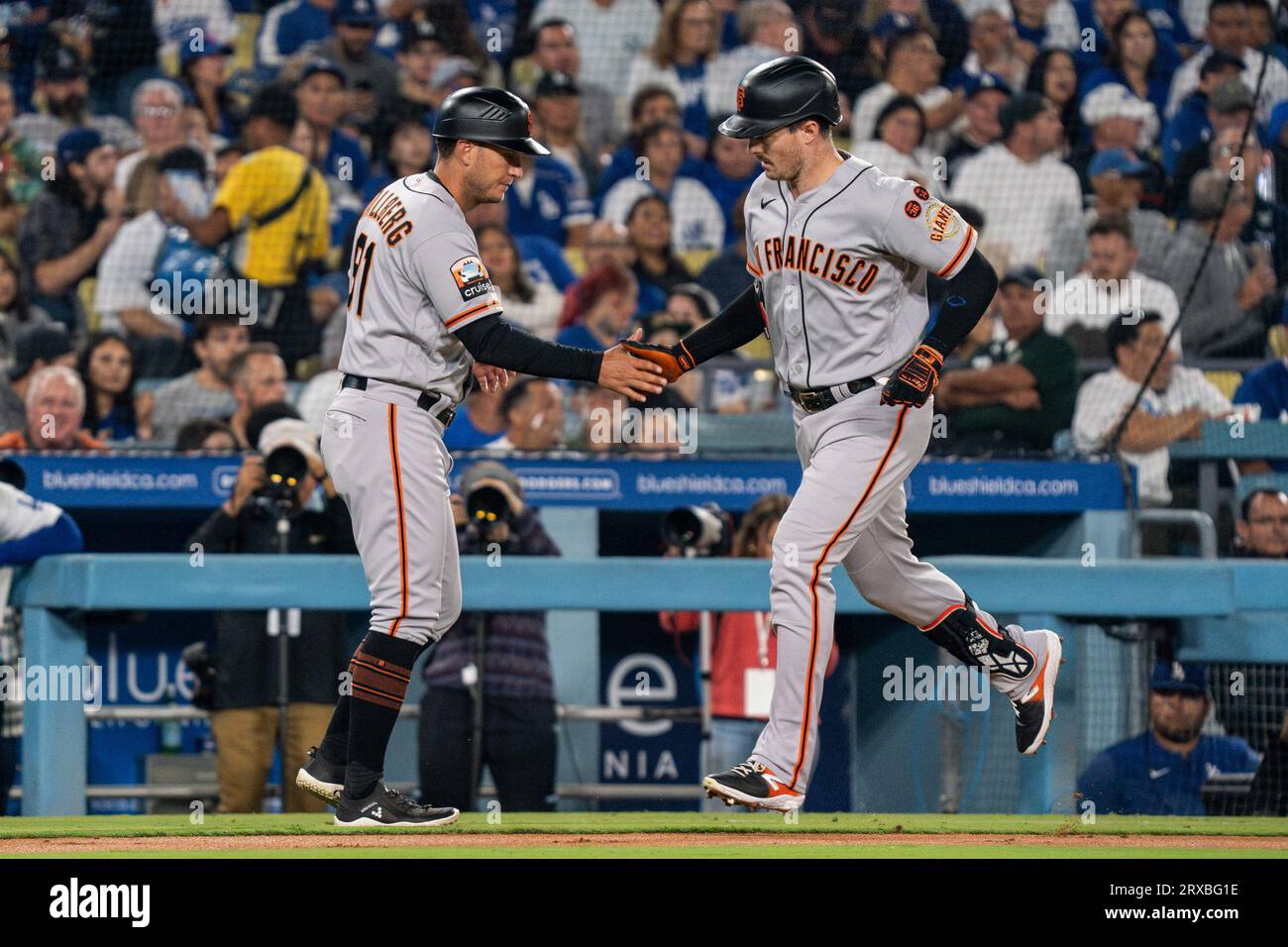 Los Angeles, United States. 22nd Sep, 2023. San Francisco Giants third ...