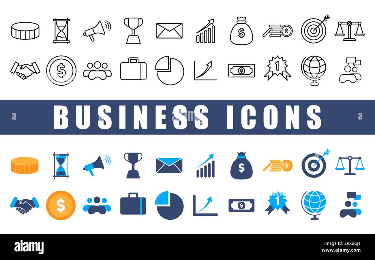 Strategy set Stock Vector Images - Alamy