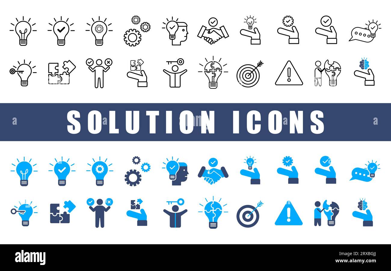 Solution set hi-res stock photography and images - Alamy