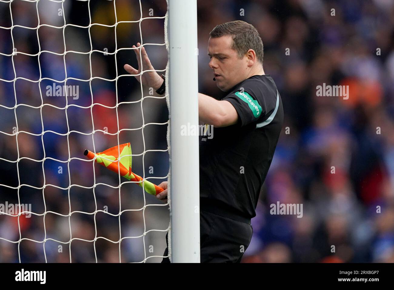 Scottish Conservative Politician, Douglas Ross, seen officiating during ...