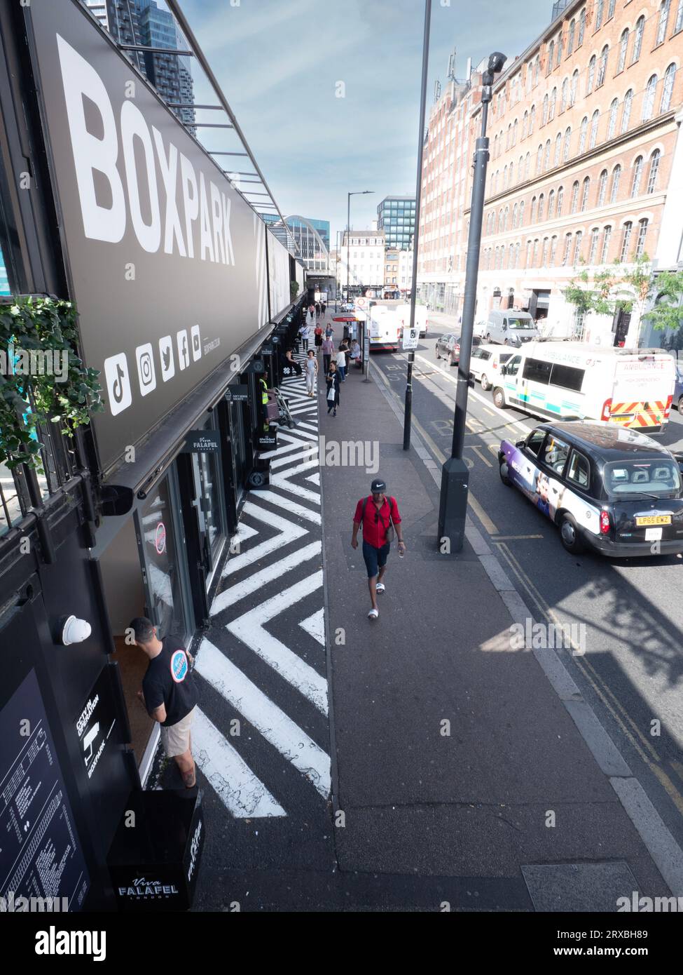 Boxpark Shoreditch, the world's first pop-up shopping mall in ...