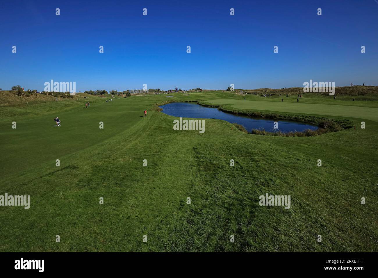 General view at Le Golf National in Saint-Quentin-en-Yvelines, outside ...