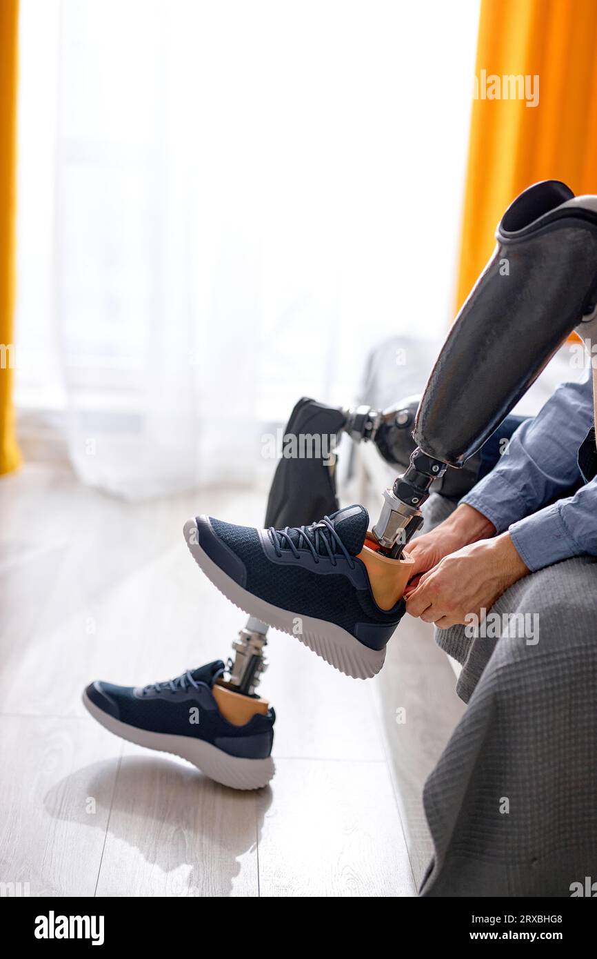 Alone amputation hi-res stock photography and images - Alamy