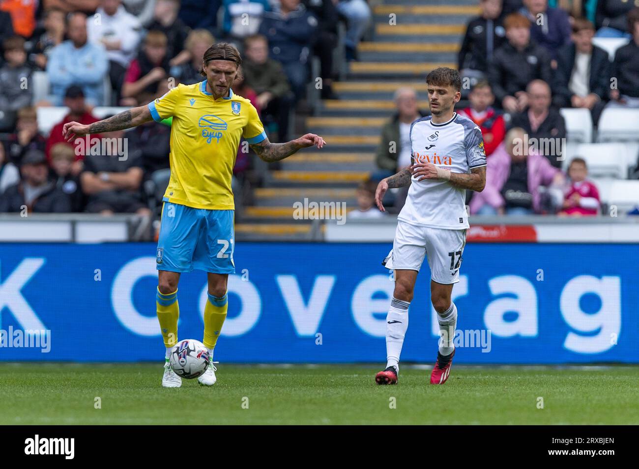 Swansea.com Stadium, Swansea, UK. 23rd Sep, 2023. EFL Championship ...