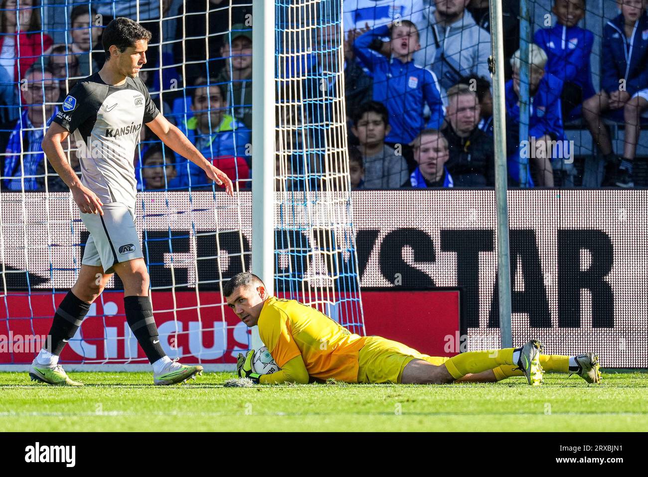 ZWOLLE - AZ Alkmaar goalkeeper Mathew Ryan during the Dutch Eredivisie ...