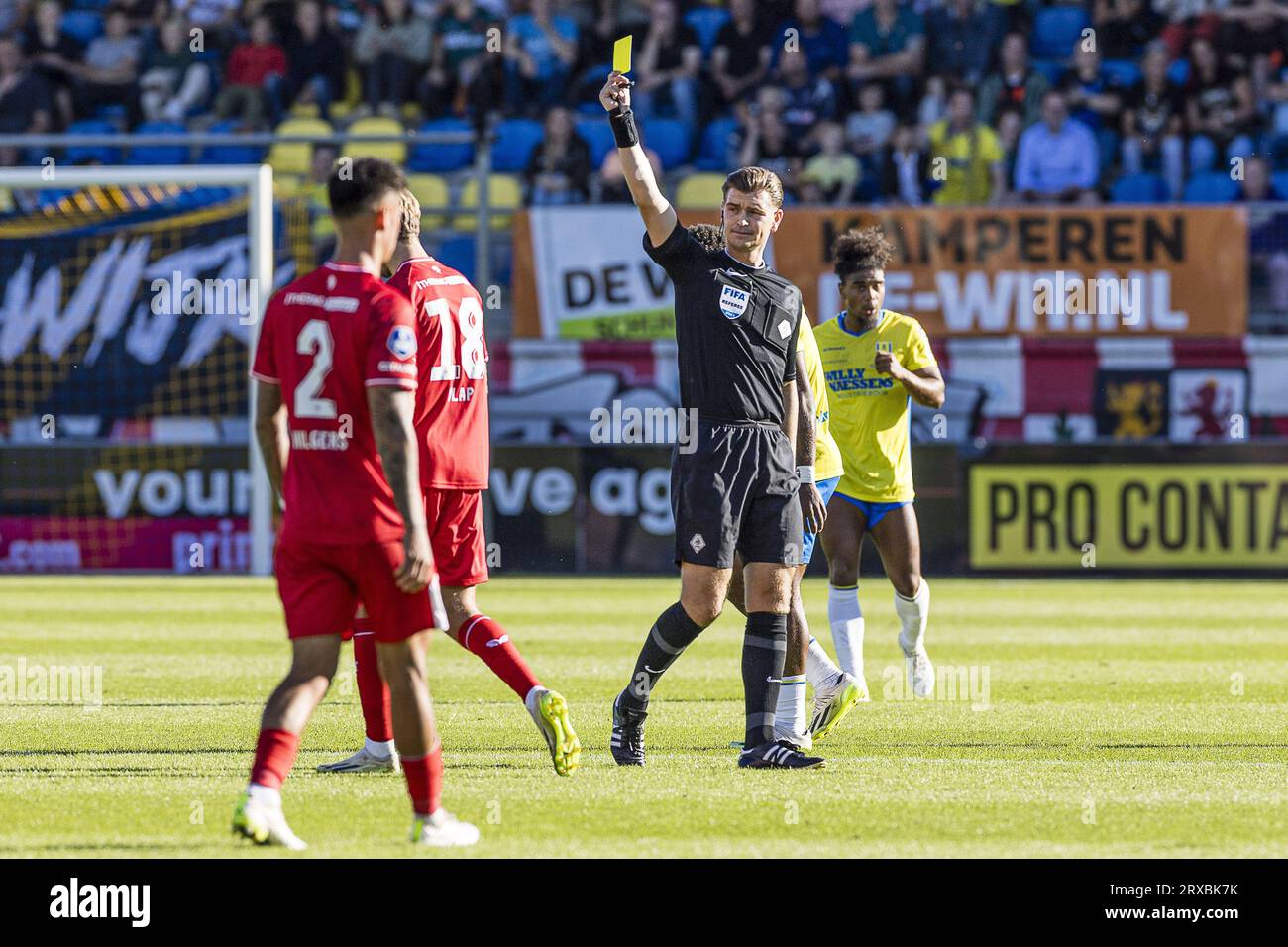 WAALWIJK - 24-09-2023. Mandemakers stadium. Eredivisie voetbal season ... WAALWIJK - 24-09-2023. Mandemakers stadium. Eredivisie voetbal season ...