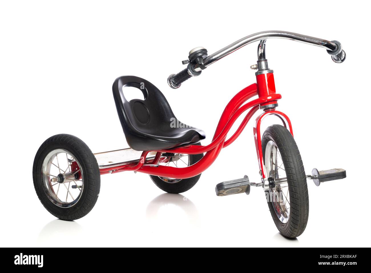 Children's tricycle on a white background Stock Photo - Alamy
