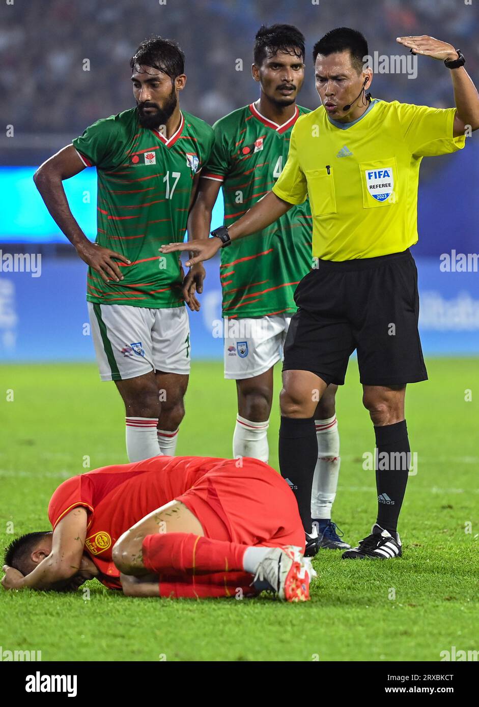 Hangzhou, China's Zhejiang Province. 24th Sep, 2023. Tan Long of China ...