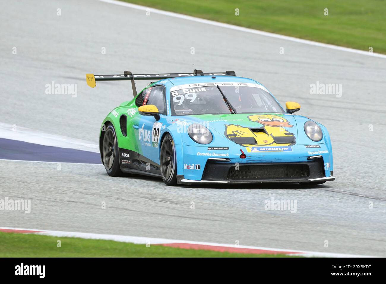 Spielberg, Österreich 23. - 24. September 2023: Porsche Carrera Cup ...