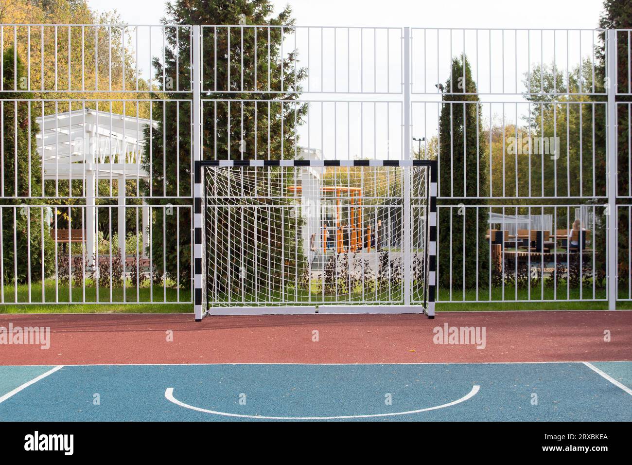 Football team training city stadium hi-res stock photography and images - Alamy