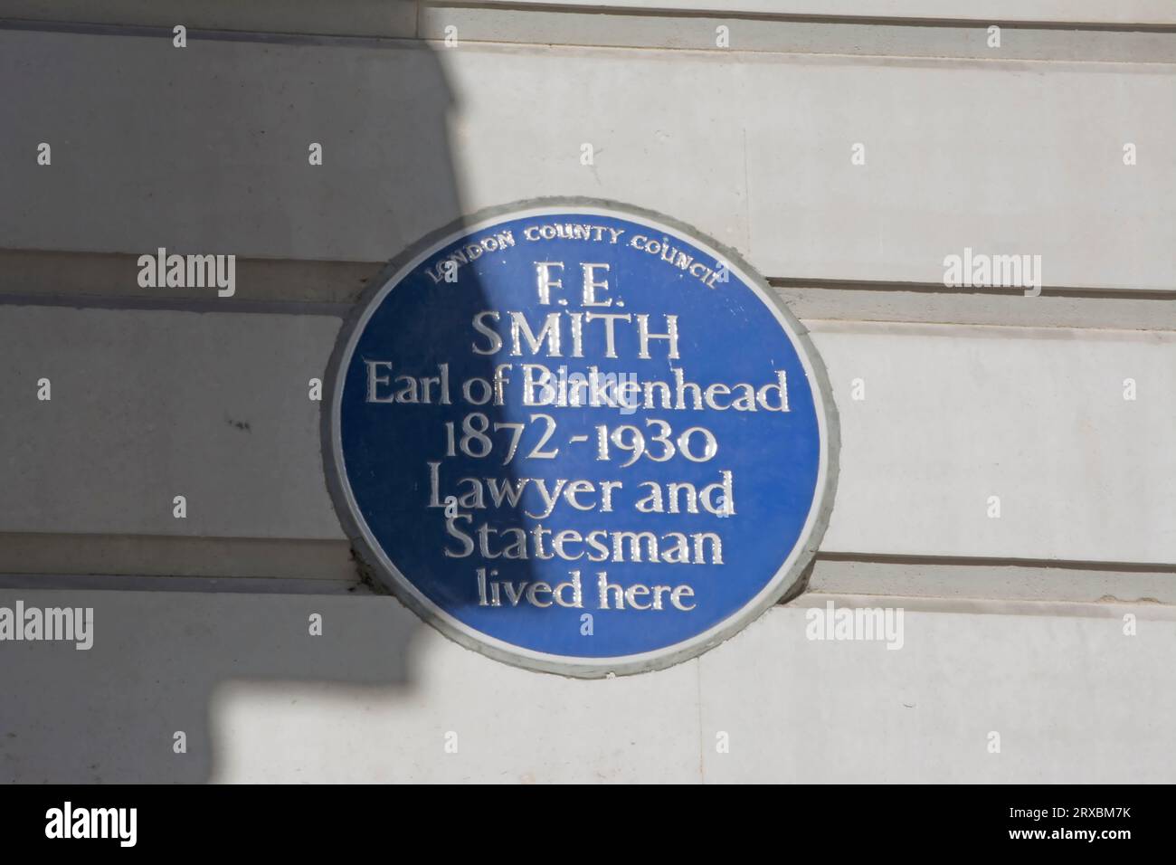 london county council blue plaque marking a home of lawyer and ...