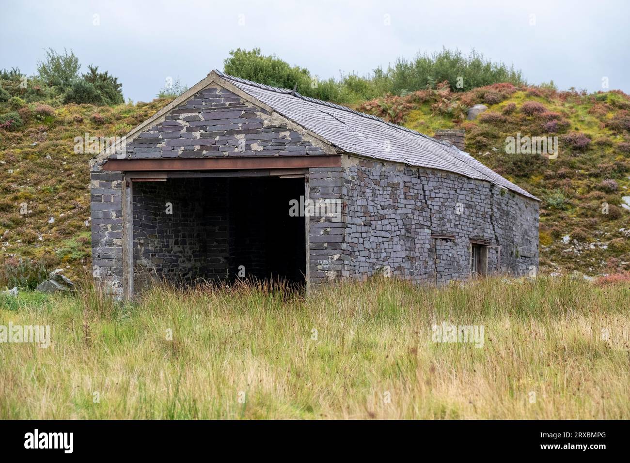 Views of Dorothea Slate Quarry, situated near the villages of Nantlle ...