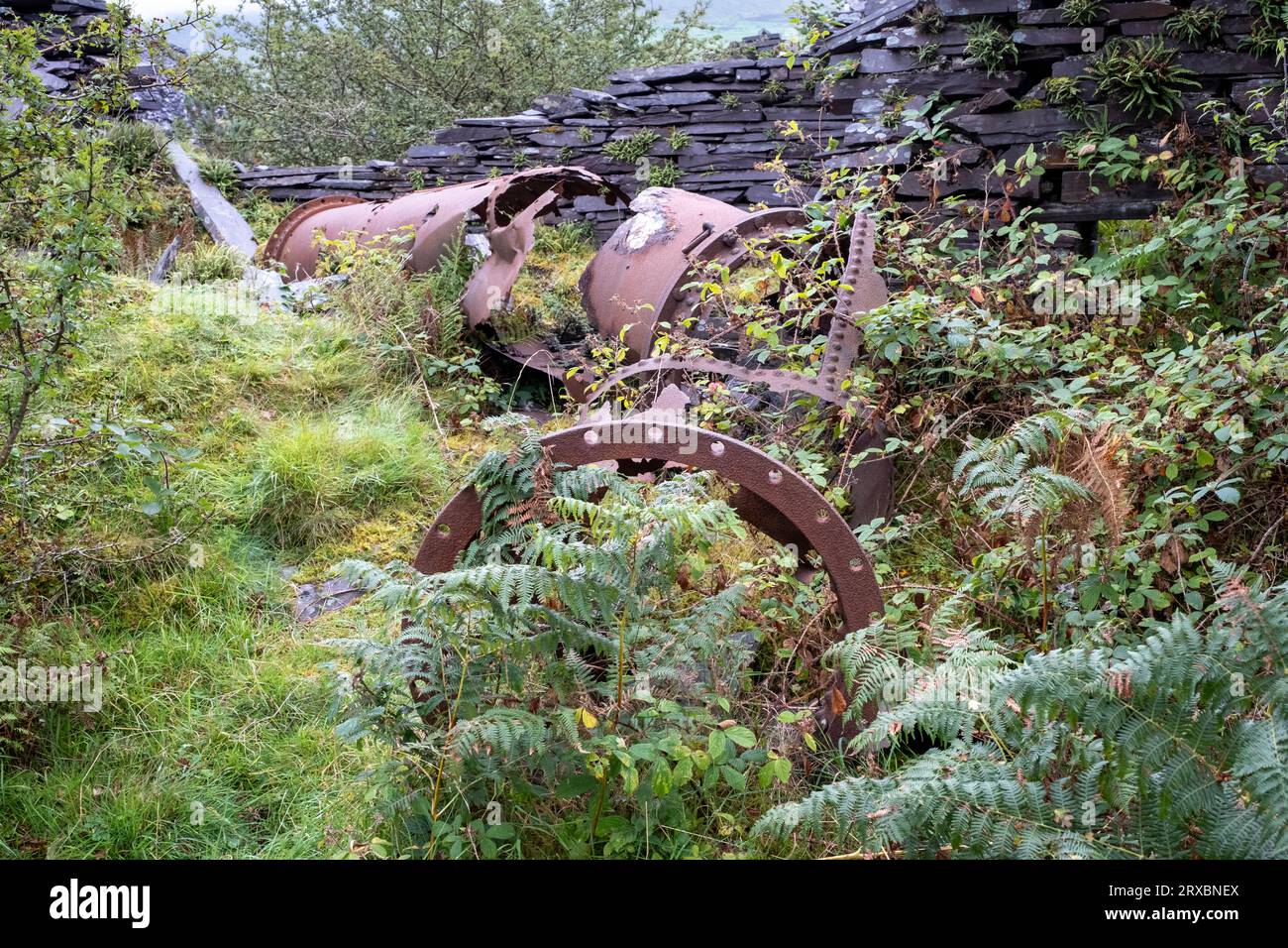 Nantlle slate workers hi-res stock photography and images - Alamy