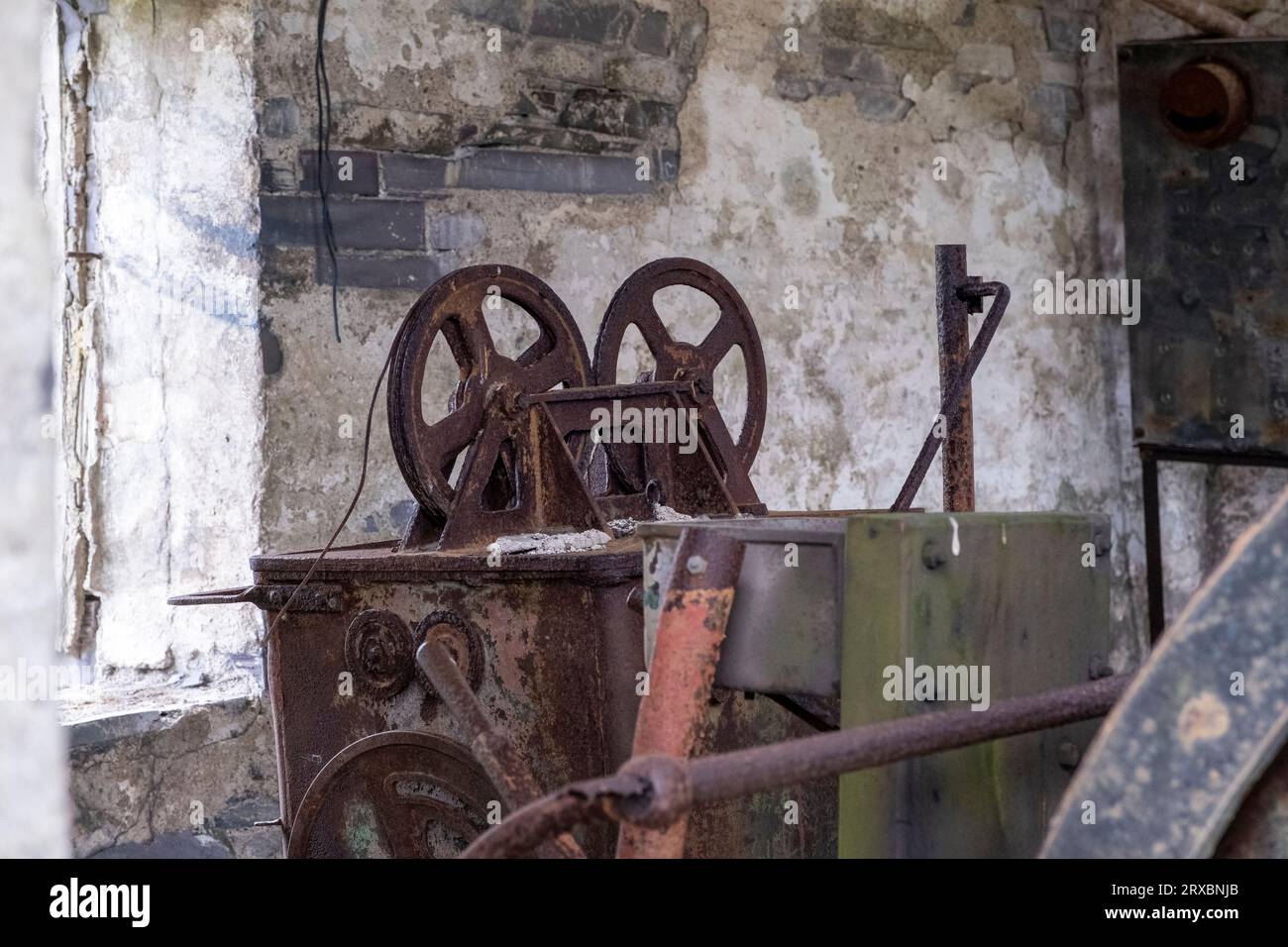 Views of Dorothea Slate Quarry, situated near the villages of Nantlle ...