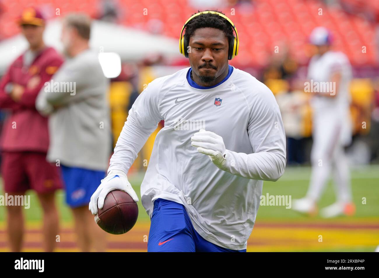 Buffalo Bills wide receiver Stefon Diggs running with the ball before ...