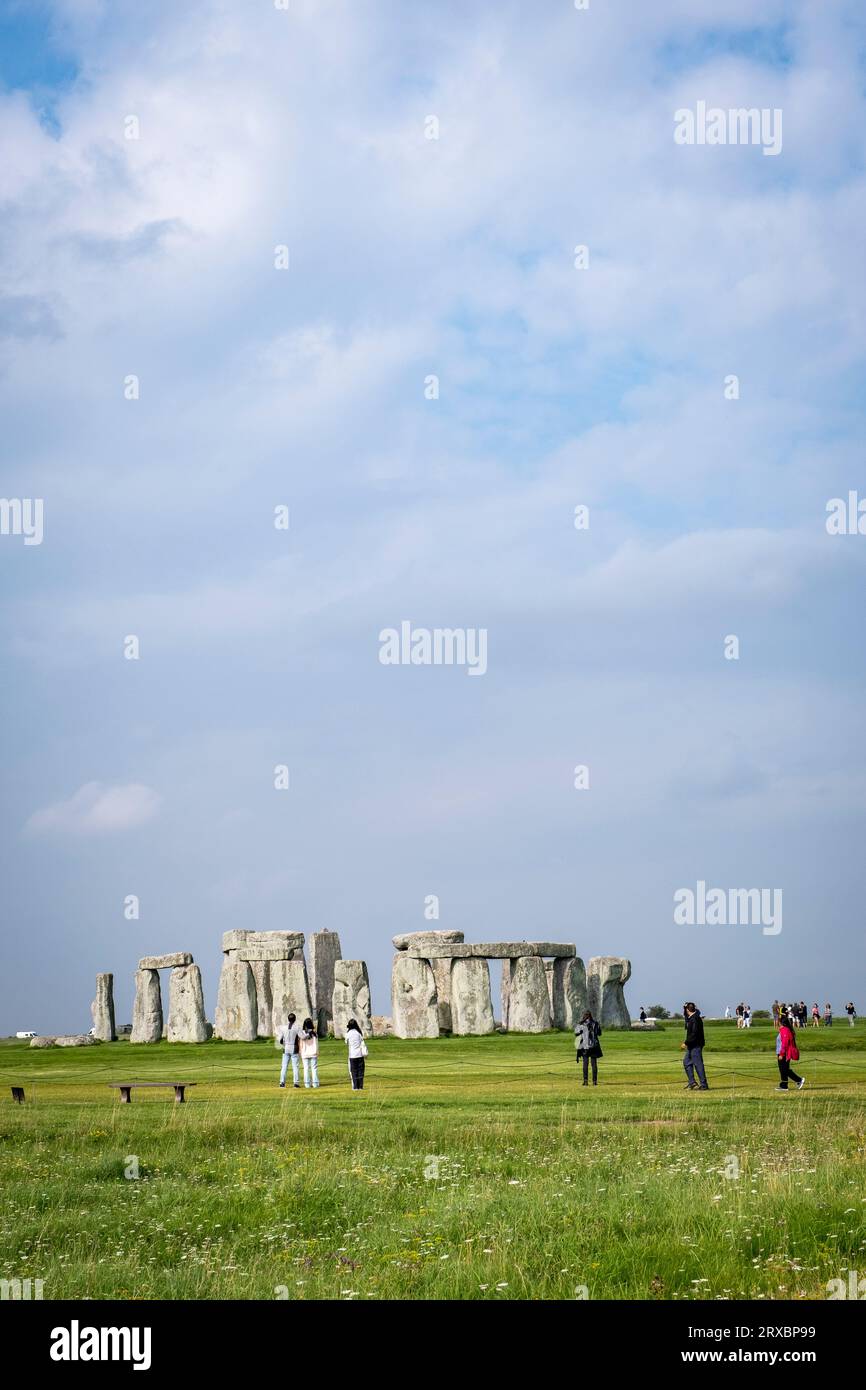 Stonehenge is a prehistoric monument on Salisbury Plain in Wiltshire ...