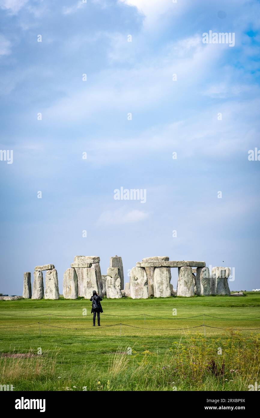 Stonehenge is a prehistoric monument on Salisbury Plain in Wiltshire ...
