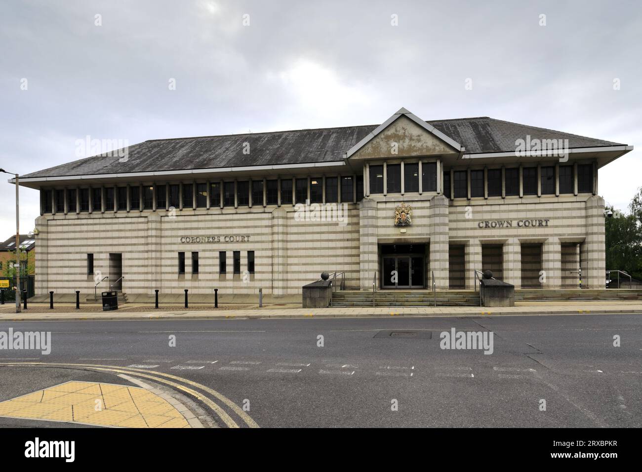 The Crown Court building, Doncaster town, South Yorkshire, England, UK ...