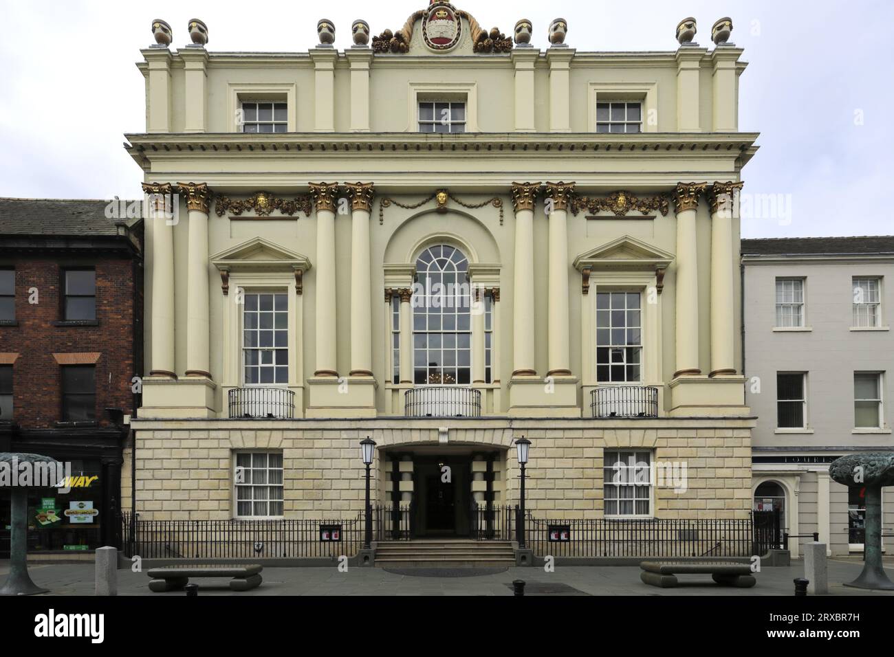 The Mansion House in Doncaster town, South Yorkshire, England, UK Stock ...
