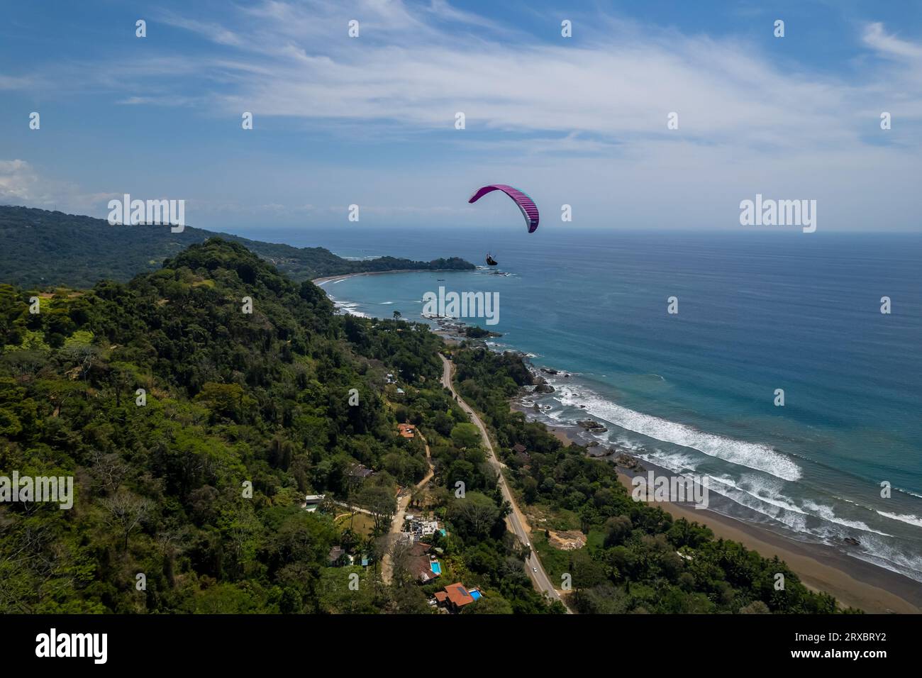 Aerial dominical costa rica hi-res stock photography and images - Alamy