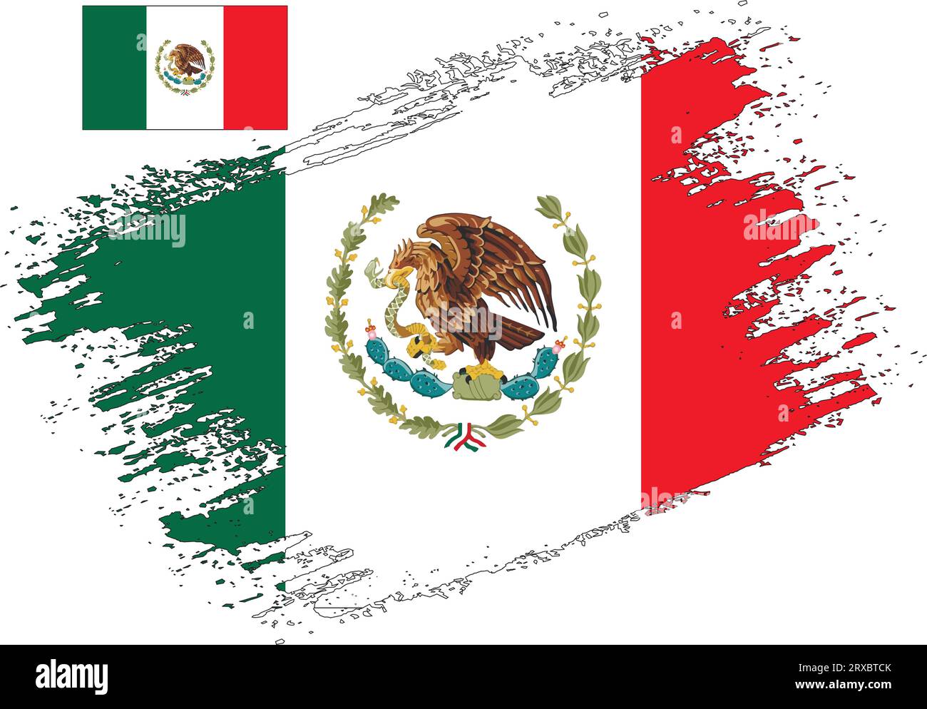 Independence day mexico banner Cut Out Stock Images & Pictures - Alamy