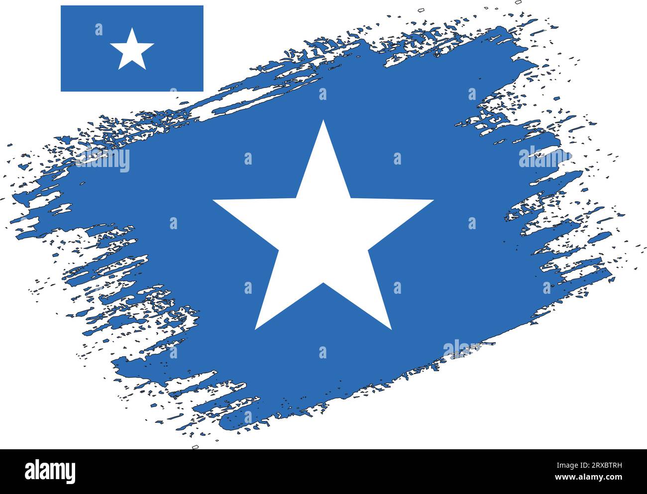 Brush Design Somalia Flag Vector Stock Vector Image & Art - Alamy