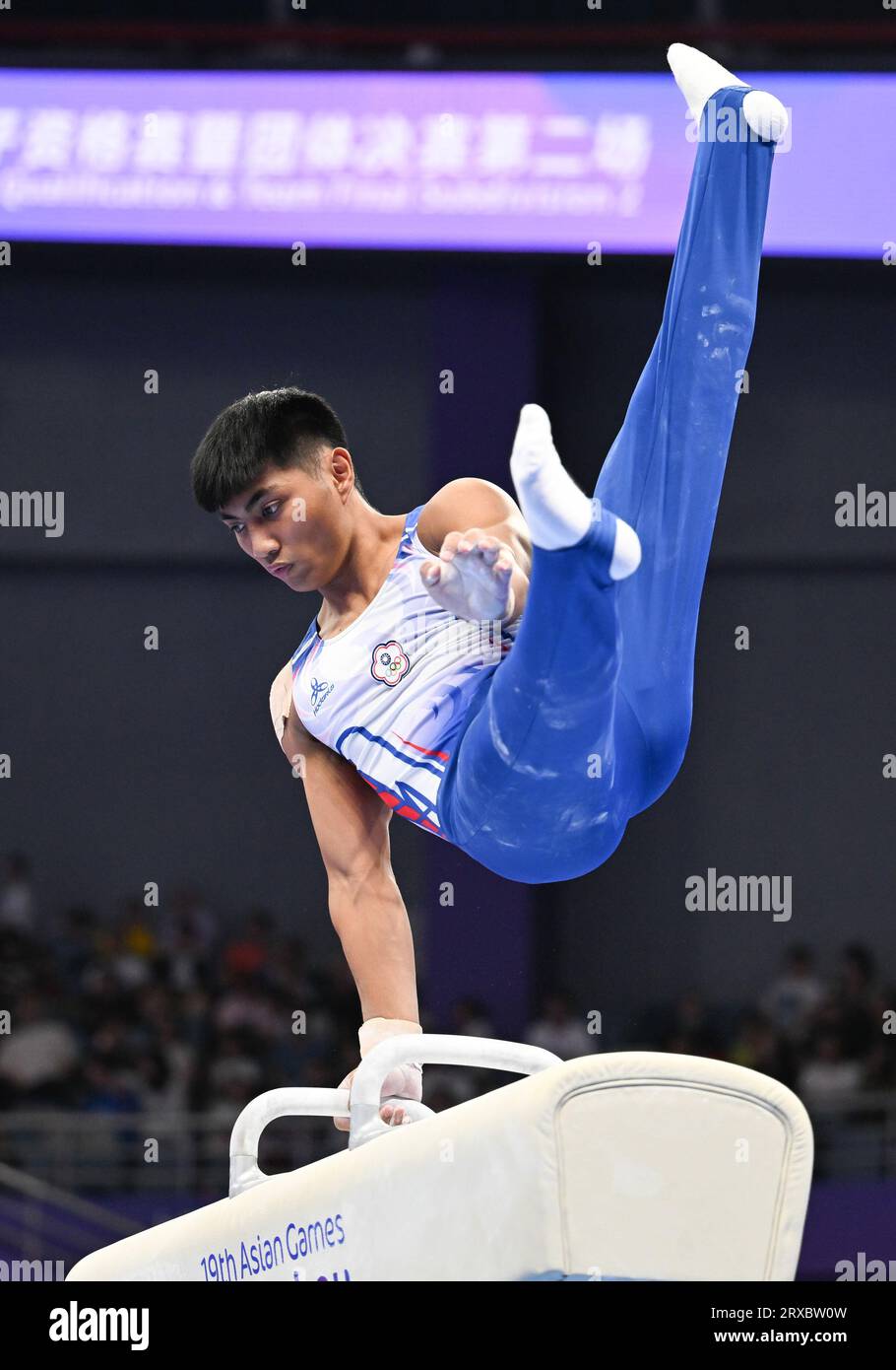 Hangzhou, China's Zhejiang Province. 24th Sep, 2023. Huang Yen-Chang of ...