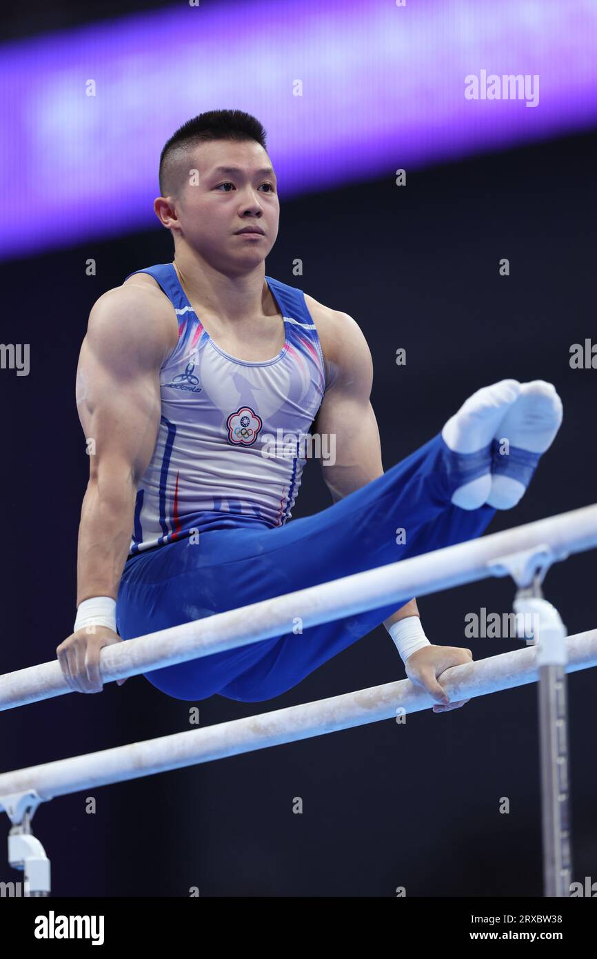 Hangzhou, China's Zhejiang Province. 24th Sep, 2023. Lee Chih-Kai of ...