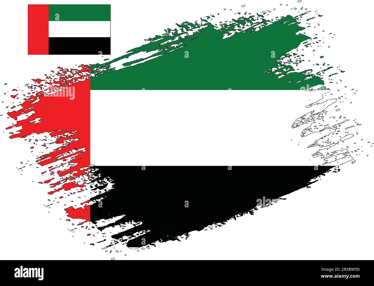 Flag of united arab republic Stock Vector Images - Alamy
