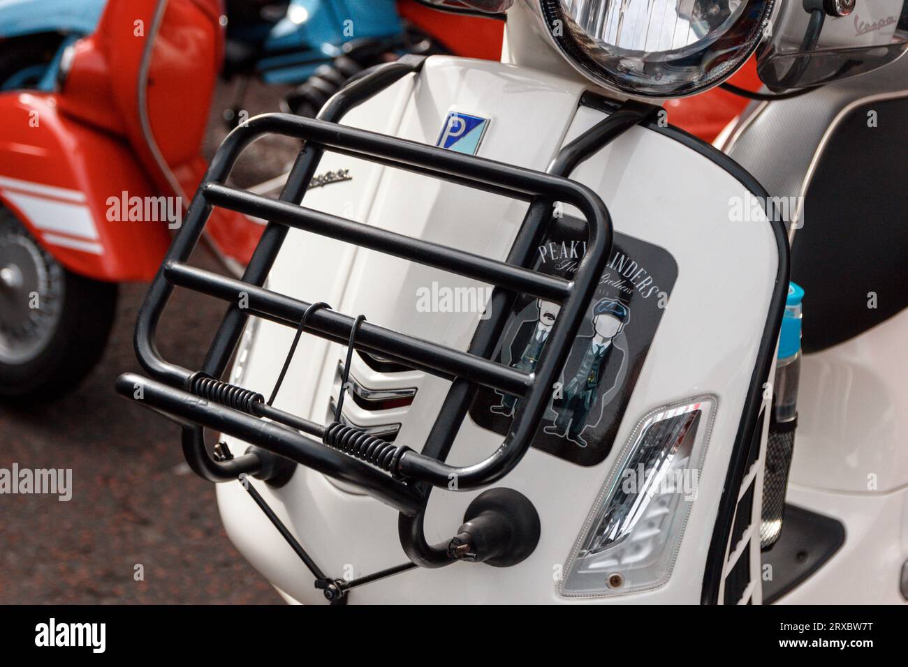 Vespa. Ribble Valley Scooter Rally 2023 Stock Photo - Alamy